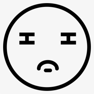 Bored Emoticon Meh - Mood Off Emoji PNG Image | Transparent PNG Free ...
