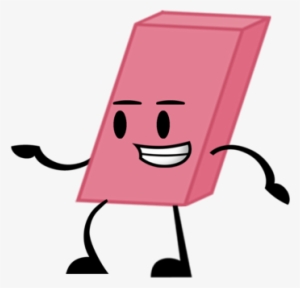 Yellow Eraser Bfdi Scared Eyes - Bfdi Woody Eye Cheek PNG Image ...