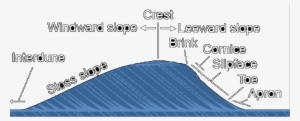 Cross Section Of Sand Dunes With Faces And Beds - Sand PNG Image ...