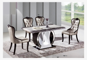 Dining Table - Modern Dinning Room Set PNG Image | Transparent PNG Free ...