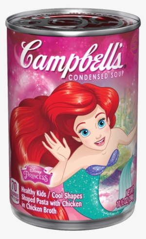 Disney Princess Ariel Soup - Can Of Cheese Soup PNG Image | Transparent ...