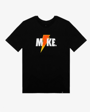 Like Mike Lightning T-shirt Black/orange - Shirts Pink Floyd Pick PNG ...