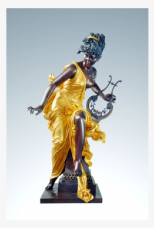 Modern Western Classical Copper Lady Statue Bronze - Sculpture PNG ...