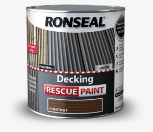 Decking Rescue Paint - Ronseal Decking Rescue Paint PNG Image ...