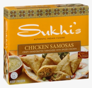 Sukhi's Potato Samosas With Cilantro Chutney - 12 Oz PNG Image ...