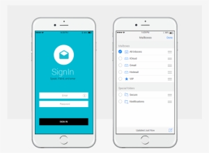 Ios Sign In Screen Mobile App Prototyping - Sign In Mobile App PNG ...