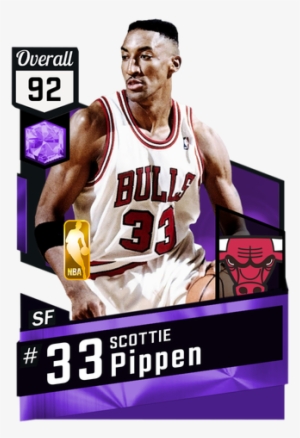 '93 Scottie Pippen Amethyst Card - Nba 2k18 Gilbert Arenas PNG Image ...