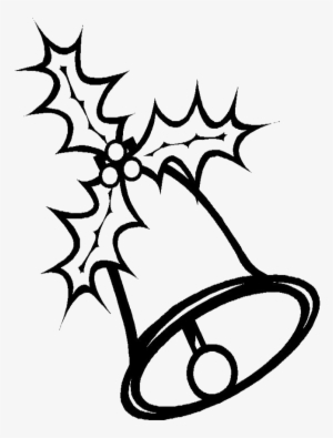 Christmas Bells Drawing - Christmas Bells Line Art PNG Image ...