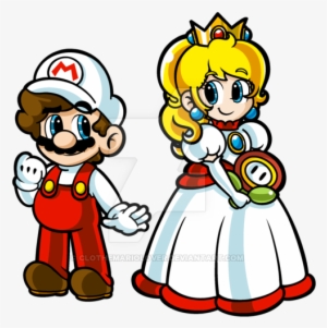 Fire Flower - Fire Mario And Peach PNG Image | Transparent PNG Free ...