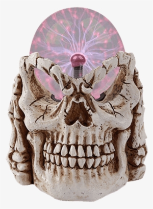 Skull Plasma Ball - Global Gizmos 6-inch Magic Plasma Ball PNG Image ...