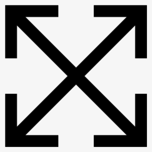 This Icon Consists Of A Cross Drawn With Equal Length - Expand Icon PNG ...