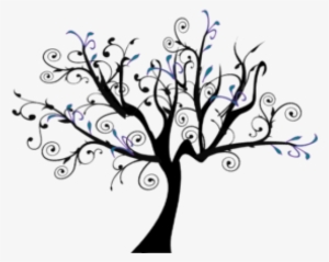 Drawn Swirl Vine - Swirly Tree Clip Art PNG Image | Transparent PNG ...