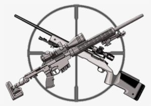 Large Patch Only - Crossed Sniper Rifles Clipart PNG Image ...