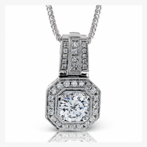 18k Rose Gold Diamond Pendant - Simon G - Passion Collection Diamond ...