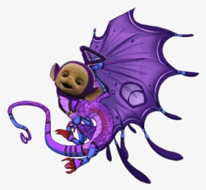 Purple Fae Teletubby - Flight Rising Arcane Skins PNG Image ...
