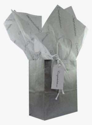 Silver Congratulations Cub Two Second Gift Wrap PNG Image | Transparent ...
