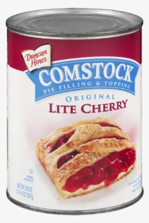 Comstock Original Lite Cherry Pie Filling Or Topping PNG Image ...