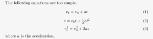 Spacing Example - Consecutive Equation PNG Image | Transparent PNG Free ...