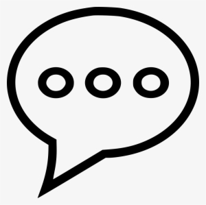 Message Bubble With Dots - Circle PNG Image | Transparent PNG Free ...