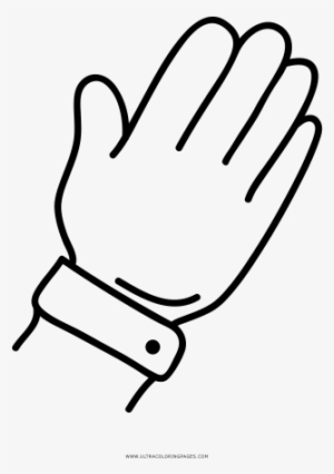 Dibujo De Mano Para Colorear Ultra Coloring Pages - Manos Dibujo PNG ...