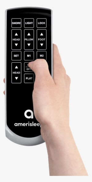 A Hand Holding The Remote That Accompanies The Ergo - Hand Holding A ...