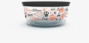 Pyrex Simply Store 4-cup Spooky Fun Storage Dish - Pyrex PNG Image ...