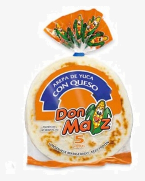 Don Maiz Cheese Filled Cassava Arepas - Arepas De Yuca Colombiana PNG ...