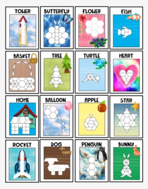 Pattern Block Mats - Watercolor Painting PNG Image | Transparent PNG ...