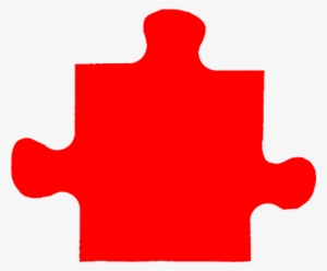 Pure Red Jigsaw Puzzle Piece - Red Puzzle Piece Png PNG Image ...