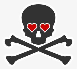Skull And Crossbones Heart PNG Image | Transparent PNG Free Download on ...