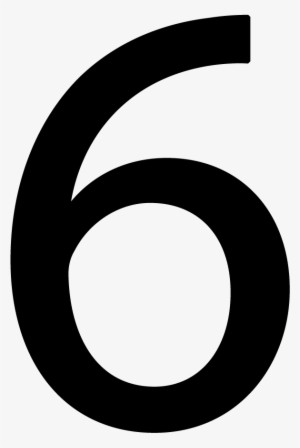 6 Number Transparent Background Png - Number 6 Clipart PNG Image ...