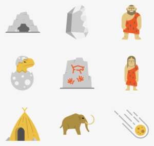 Prehistoric Age Collection - Prehistoric Flat Icon PNG Image ...