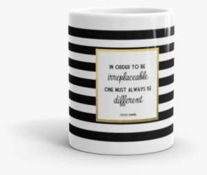 Coco Chanel Quote Coffee Mug - Chanel Coffee Mugs PNG Image ...