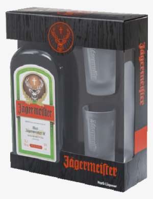 Herbal Liqueur Gift Set - Jagermeister Shot Glass Pack PNG Image ...