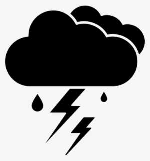 Thunderstorm Clouds Vector - Thunderstorm Icon PNG Image | Transparent ...