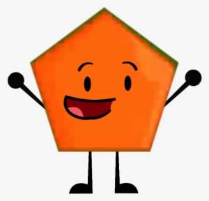 Orange Pentagon Shape Battle - Pentagon Shape Cartoon PNG Image ...
