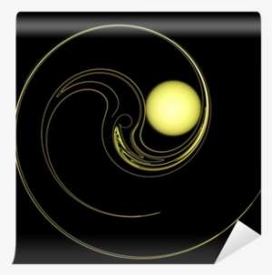 Golden Spiral Over Black Background - Spiral PNG Image | Transparent ...