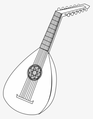 Lute - Lute Coloring Page PNG Image | Transparent PNG Free Download on ...
