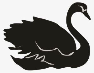 Smock Swan Motif - Black Swan PNG Image | Transparent PNG Free Download ...