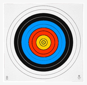 Round Target Transparent Image - Archery Face PNG Image | Transparent ...