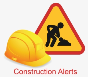 Construction Alert Red-01 - Construction Alert PNG Image | Transparent ...