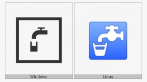 Potable Water Symbol On Various Operating Systems - Cross PNG Image ...