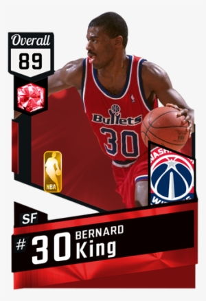 '85 Bernard King Ruby Card - Nba Live 18 Ultimate Team PNG Image ...