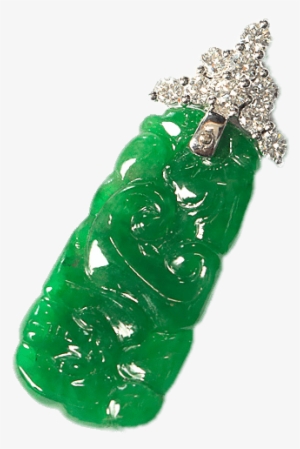 Nature - Jade - Jade With Platinum Pendant PNG Image | Transparent PNG ...