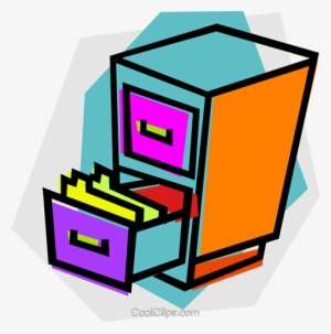Filing Cabinet Royalty Free Vector Clip Art Illustration - Clip Art ...