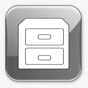 Replacement Filing Cabinet - Archive Icon Png Transparent PNG Image ...