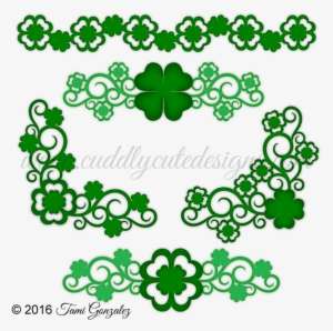 Shamrock Borders - Illustration PNG Image | Transparent PNG Free ...