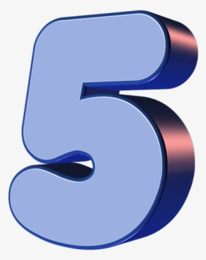 Five On Friday - 5 Blue Png PNG Image | Transparent PNG Free Download ...