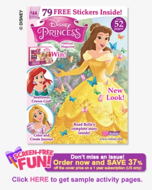 Disney Princess Magazine PNG Image | Transparent PNG Free Download on ...