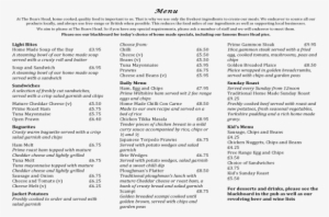 The Boars Head Menu - Longfei Road PNG Image | Transparent PNG Free ...